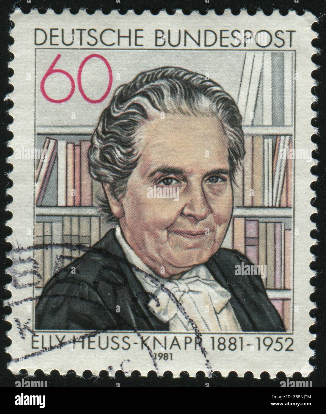 GERMANY- CIRCA 1981: stamp printed by Germany, shows Elly Heuss-Knapp ...