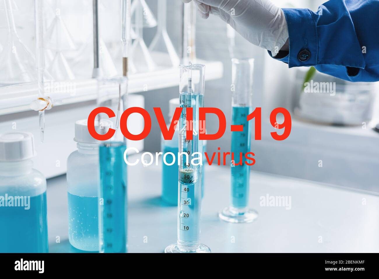 Laboratory with equipment for chemical analysis, detection and ...