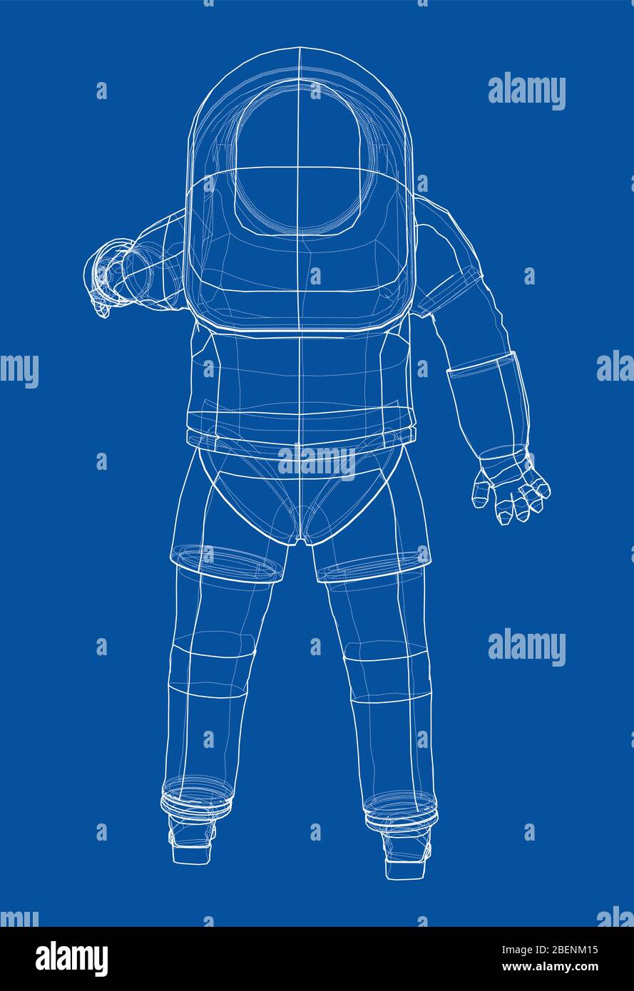 Astronaut concept. Vector rendering of 3d Stock Vector Image & Art - Alamy