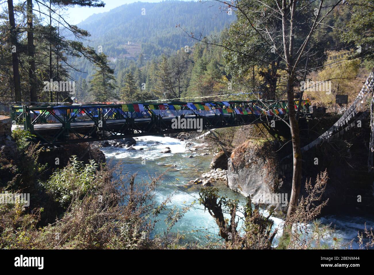 Thimphu chu river near thimphu hi-res stock photography and images - Alamy