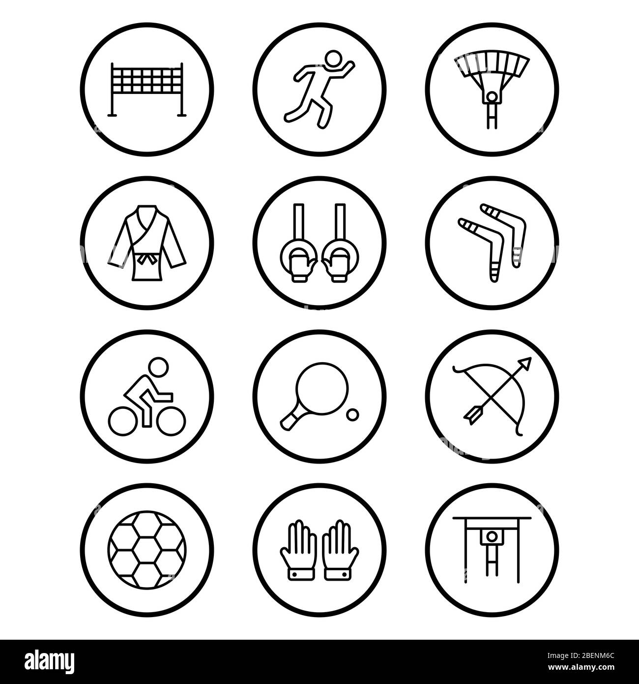 Icon set of sports and games for personal and commmercial use Stock ...