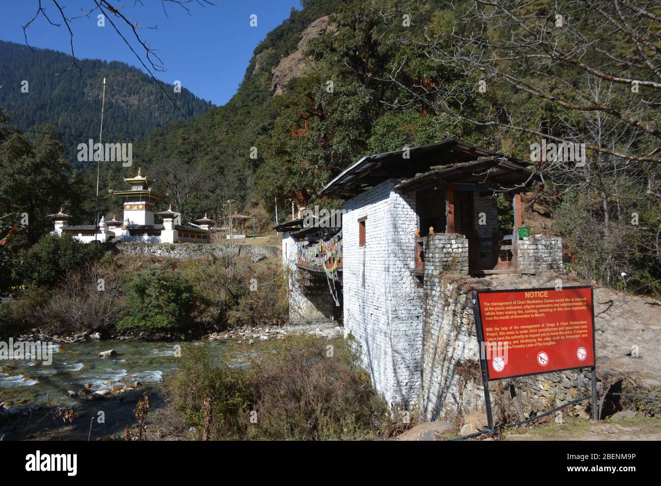 Thimphu chu river near thimphu hi-res stock photography and images - Alamy