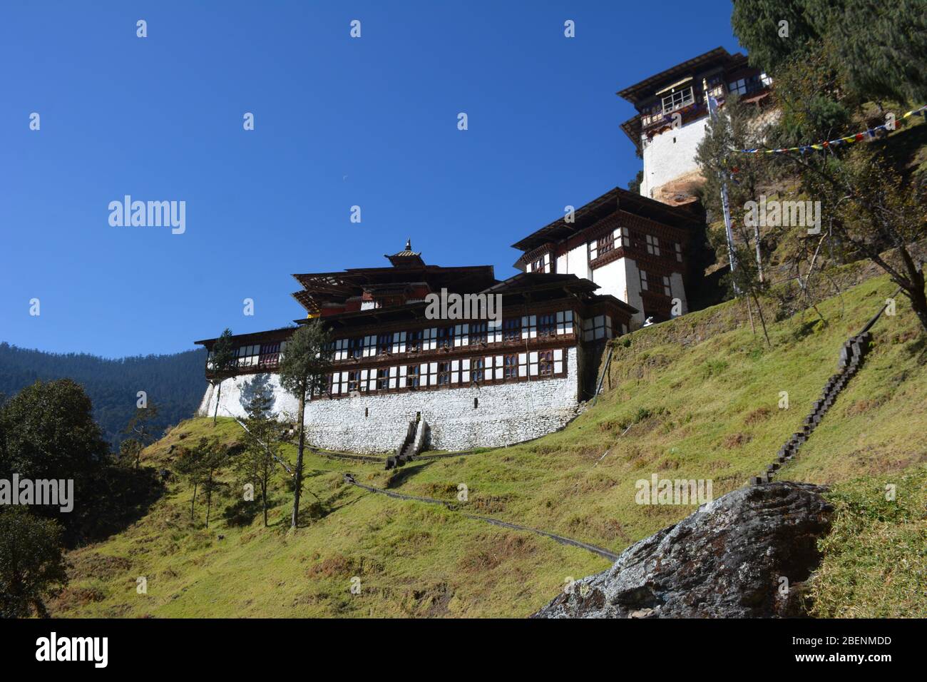 The Cheri Monastery (Chagri Dorjeden) meditation centre near Thimphu ...