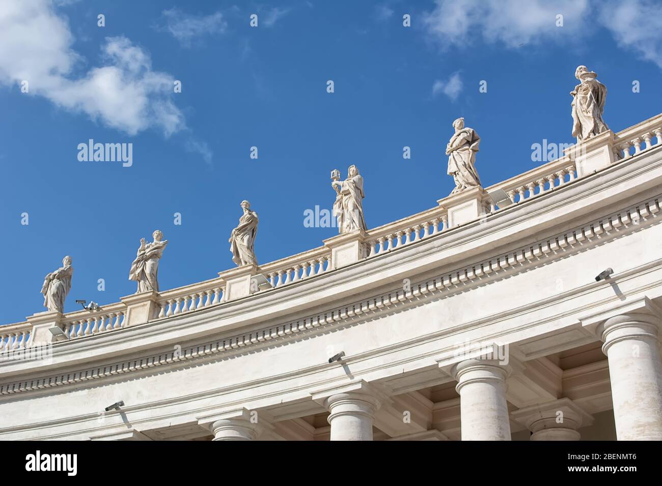 Vatican city, Vatican, Italy - April 18, 2017: The roof of Maderno's ...