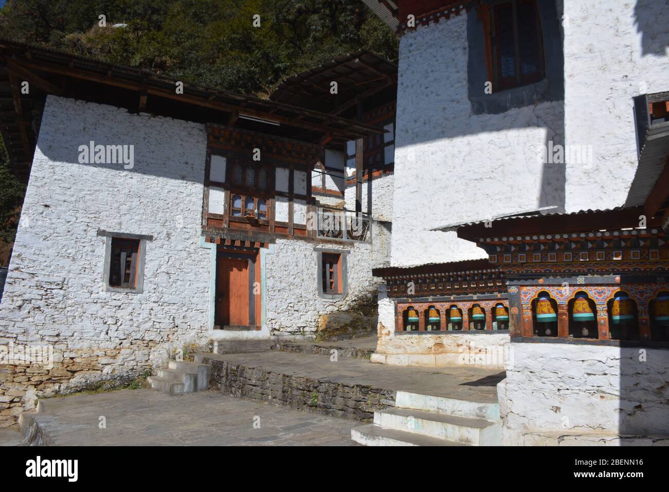 The Cheri Monastery (Chagri Dorjeden) meditation centre near Thimphu ...
