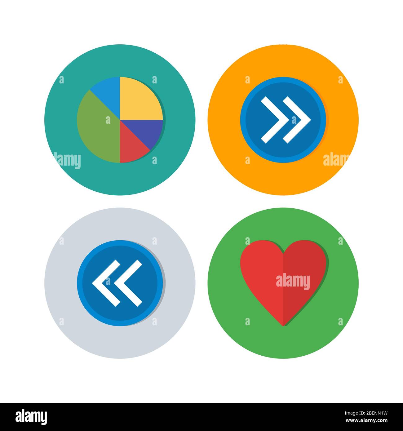 Icon Set Of Basic UI For Personal And Commercial Use Stock Photo - Alamy