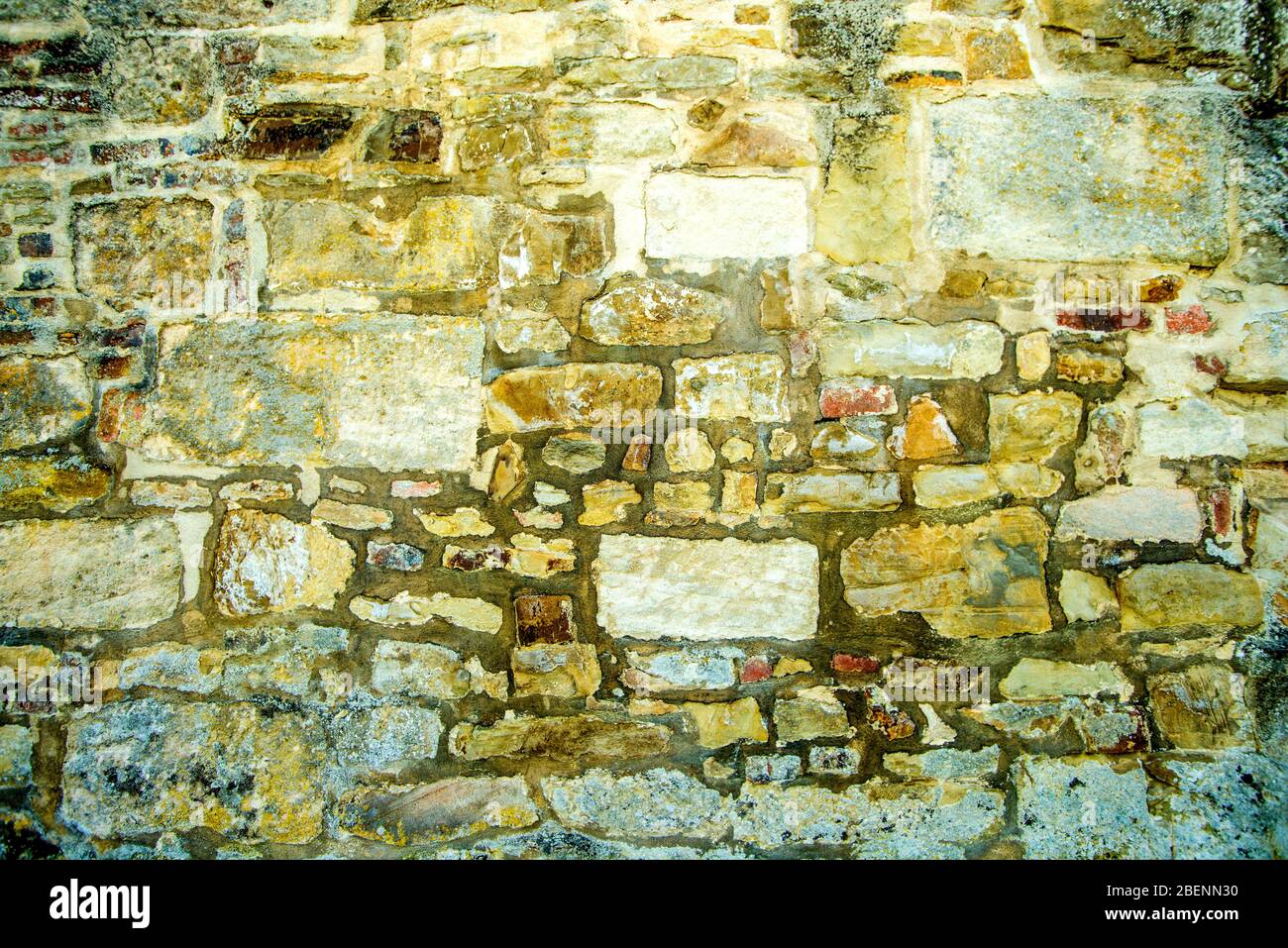old, medieval abbey wall Stock Photo - Alamy