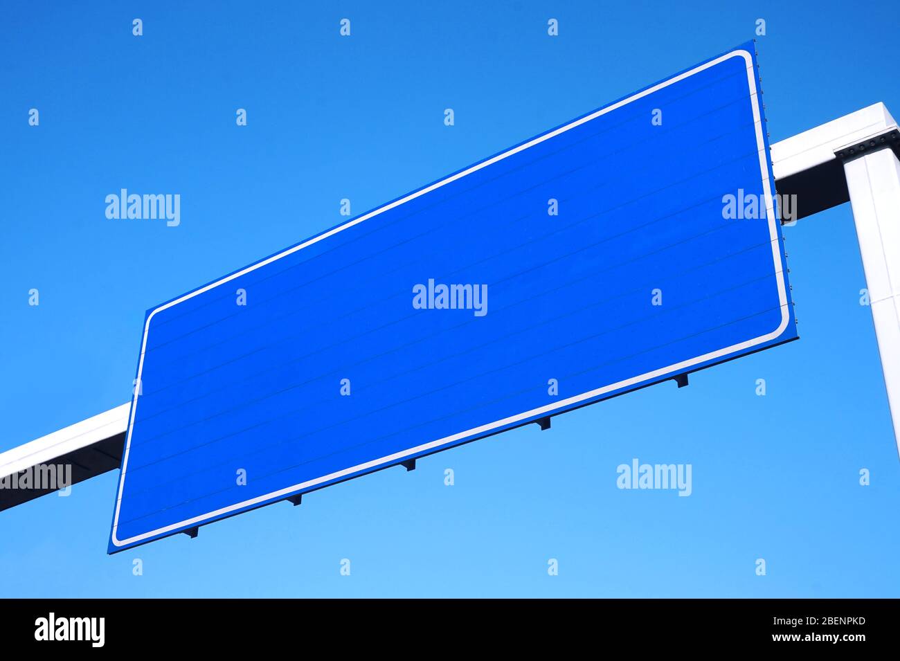 Empty street sign Stock Photo - Alamy