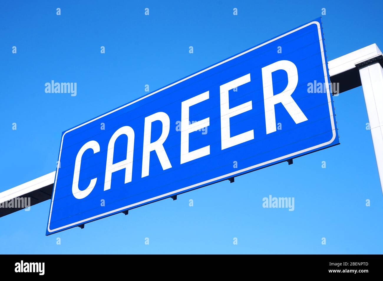 Career street sign Stock Photo - Alamy