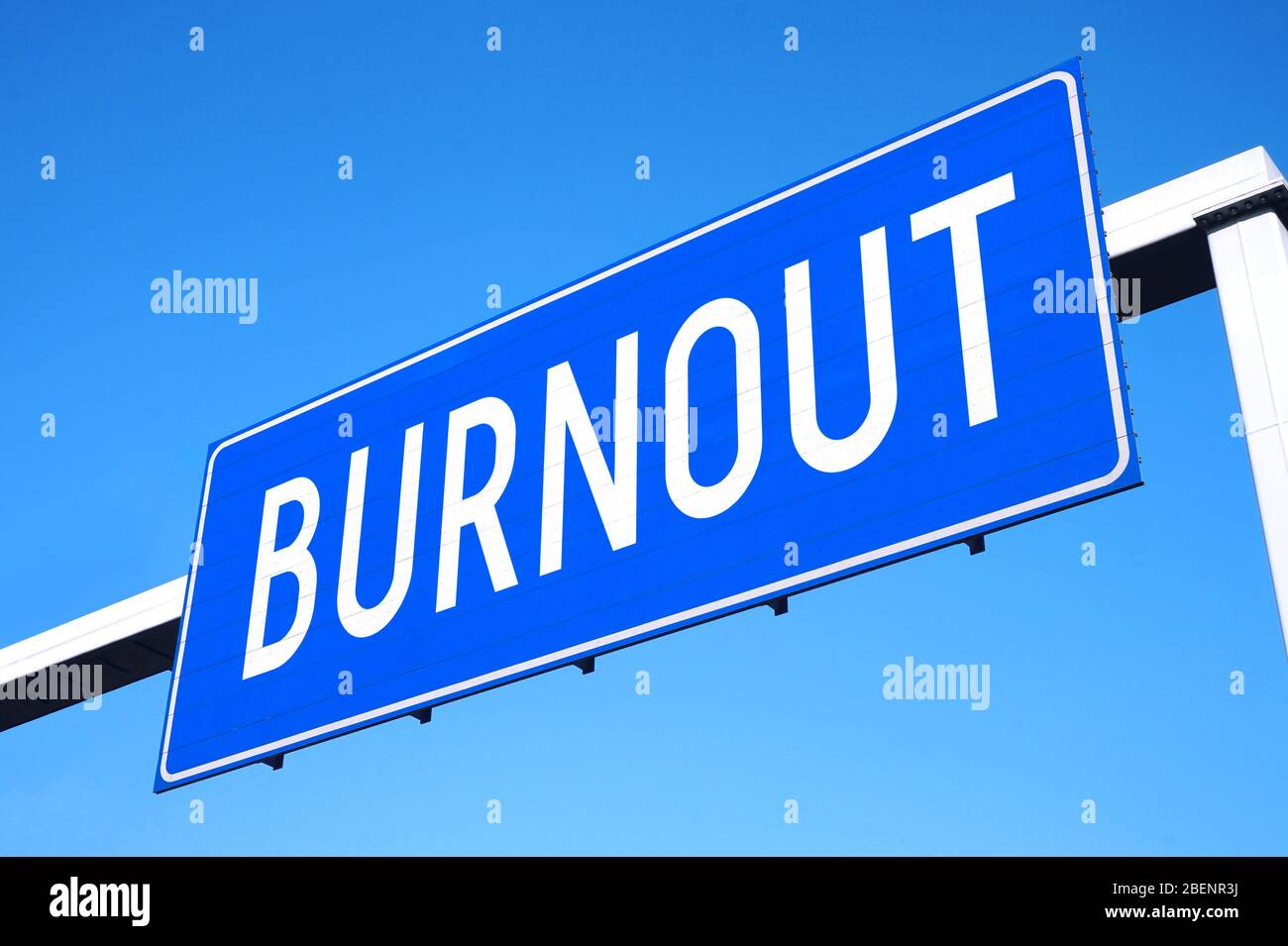 Burnout street sign hi-res stock photography and images - Alamy