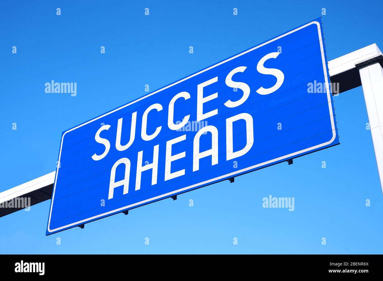 Success ahead - street sign Stock Photo - Alamy