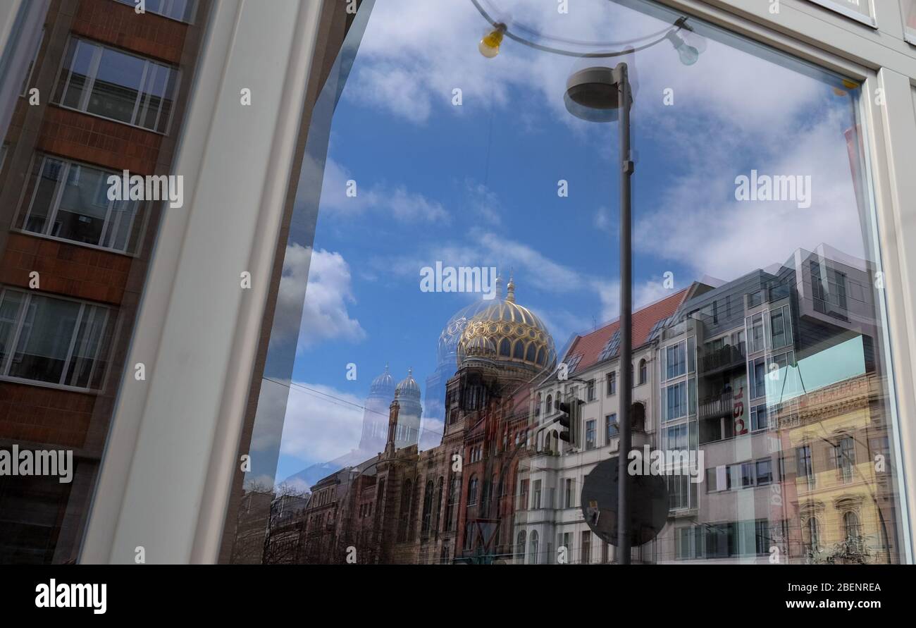 Berlin, Germany. 31st Mar, 2020. The New Synagogue, Centrum Judaicum ...