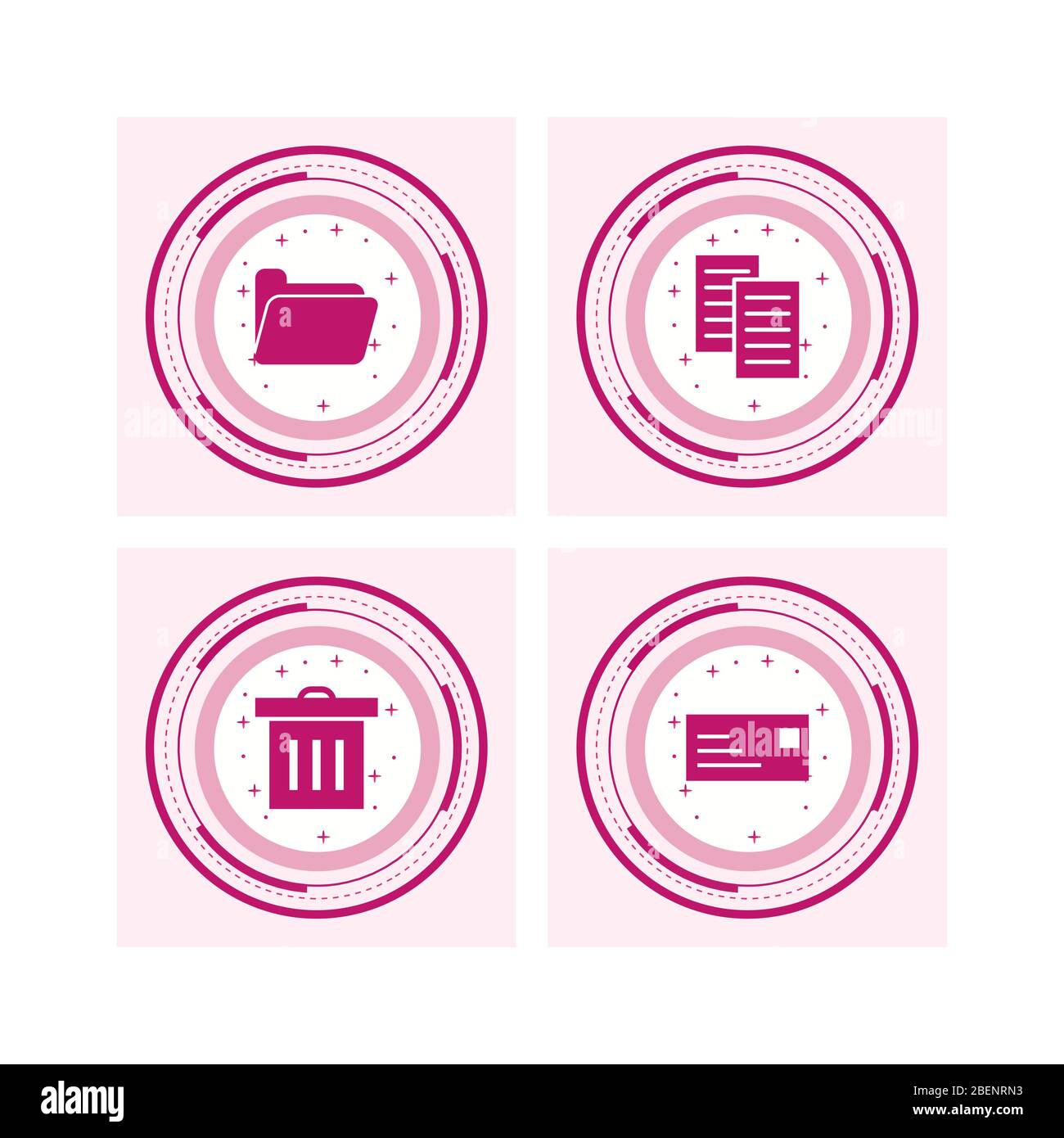 Icon Set Of Basic UI For Personal And Commercial Use Stock Photo - Alamy