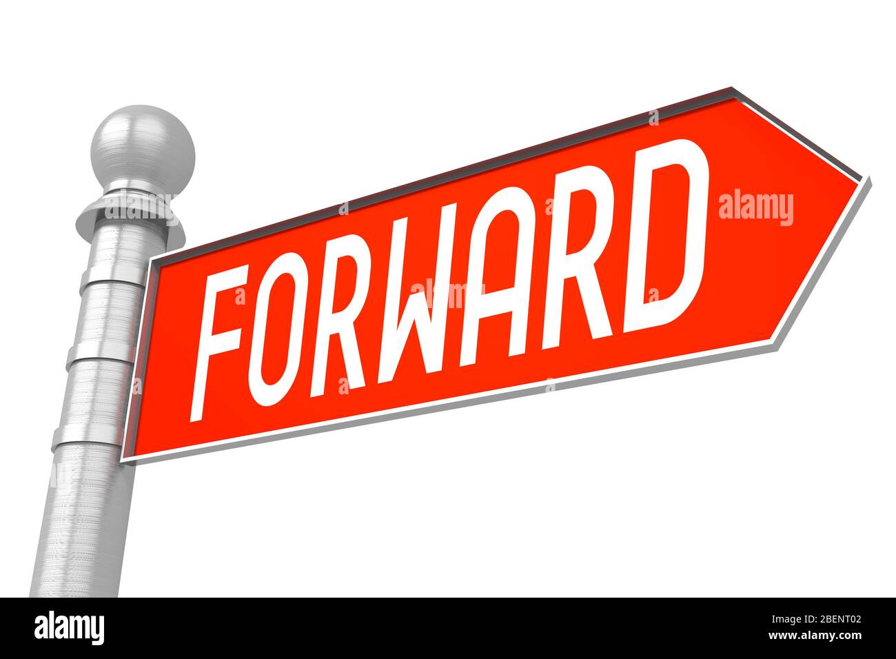 3d forward arrow Cut Out Stock Images & Pictures - Alamy