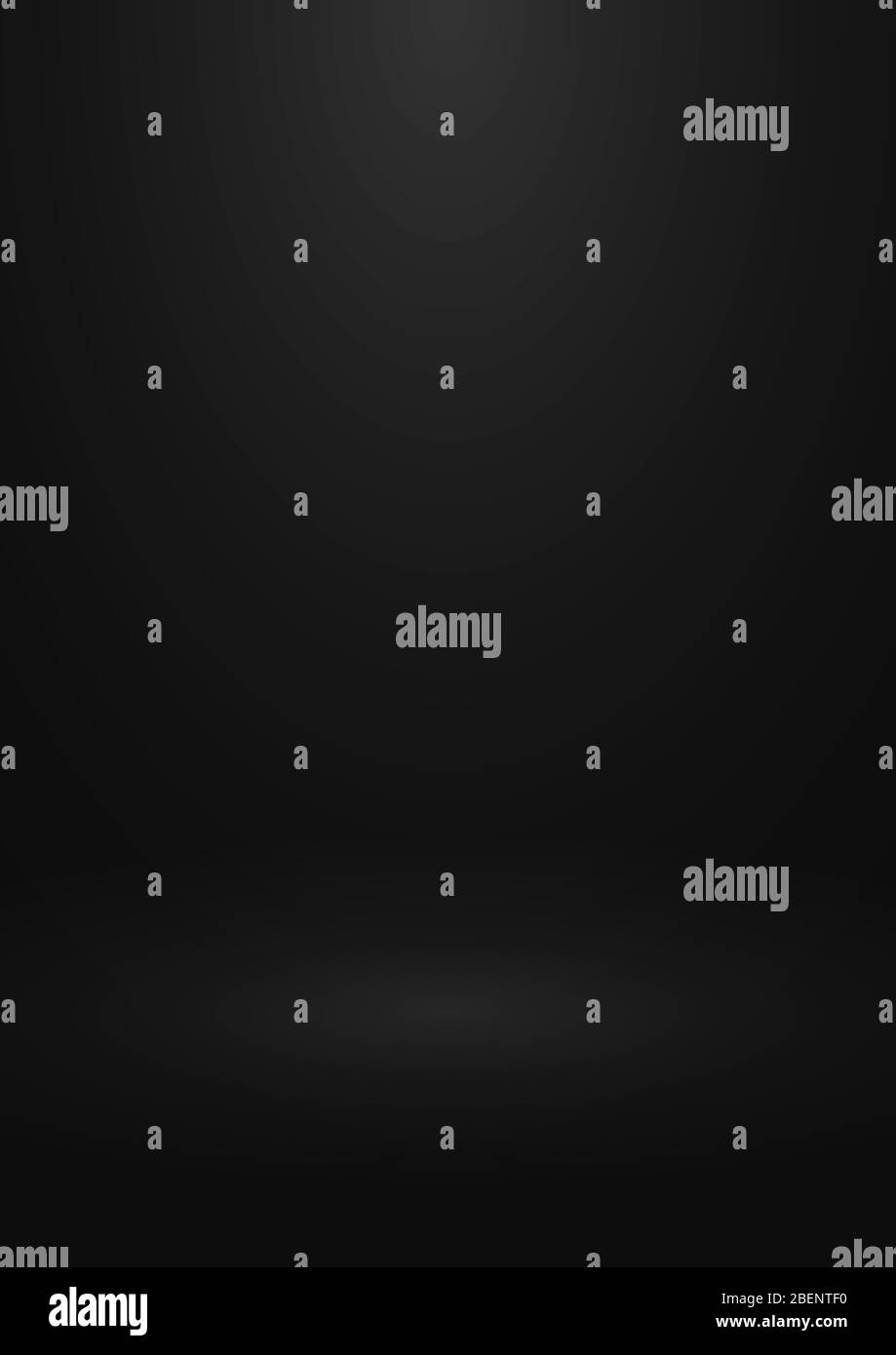 Black gradient studio background. Design of backdrop for presentation ...