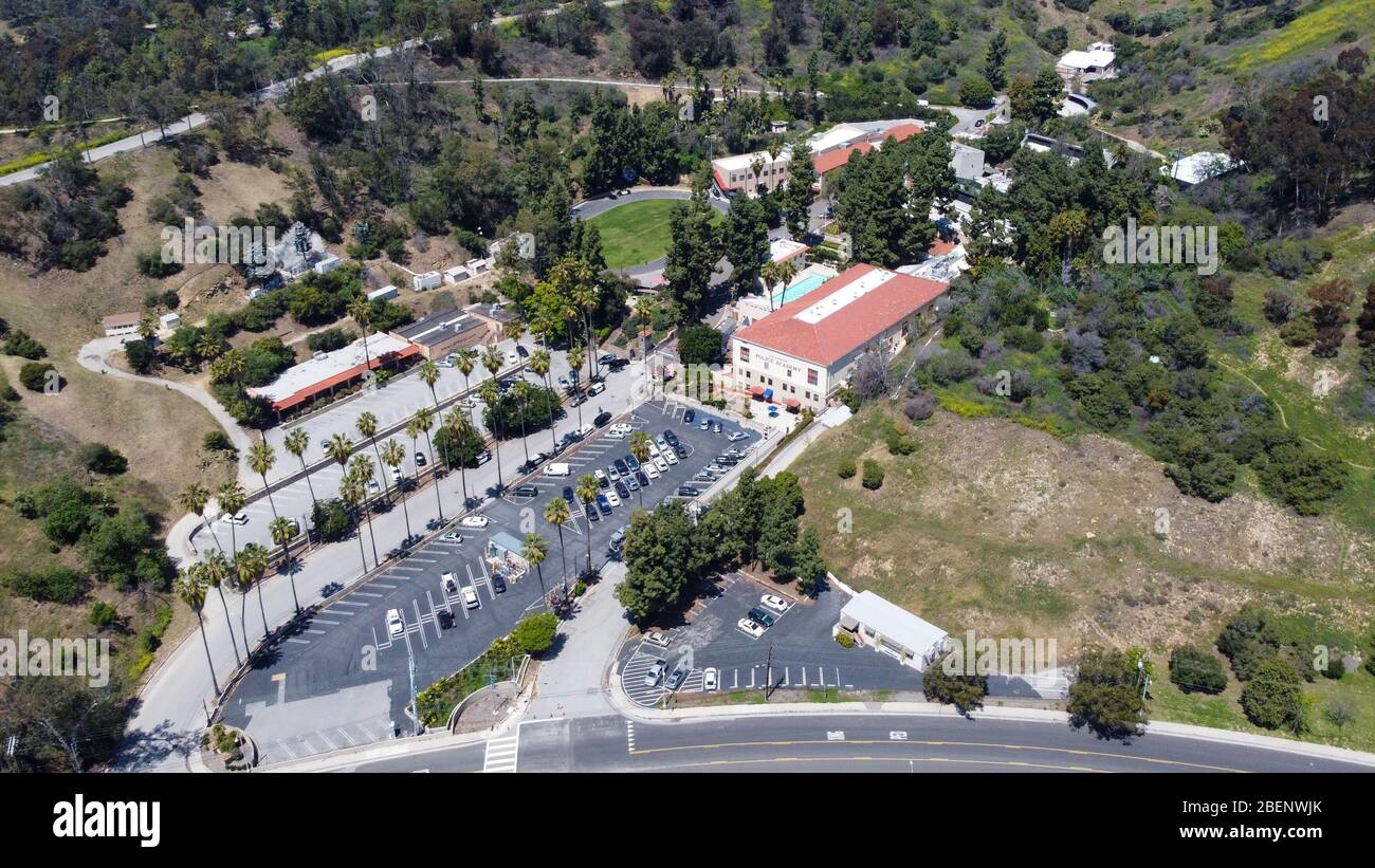 Los Angeles, United States. 14th Apr, 2020. General aerial overall view ...