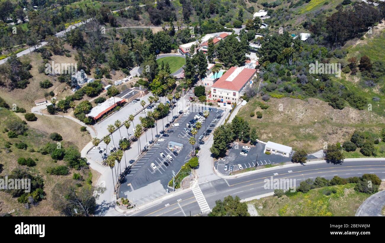 Los Angeles, United States. 14th Apr, 2020. General aerial overall view ...