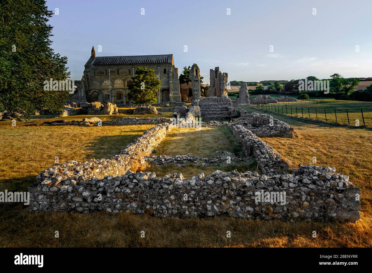 BINHAM PRIORY Benedictine Priory Stock Photo - Alamy