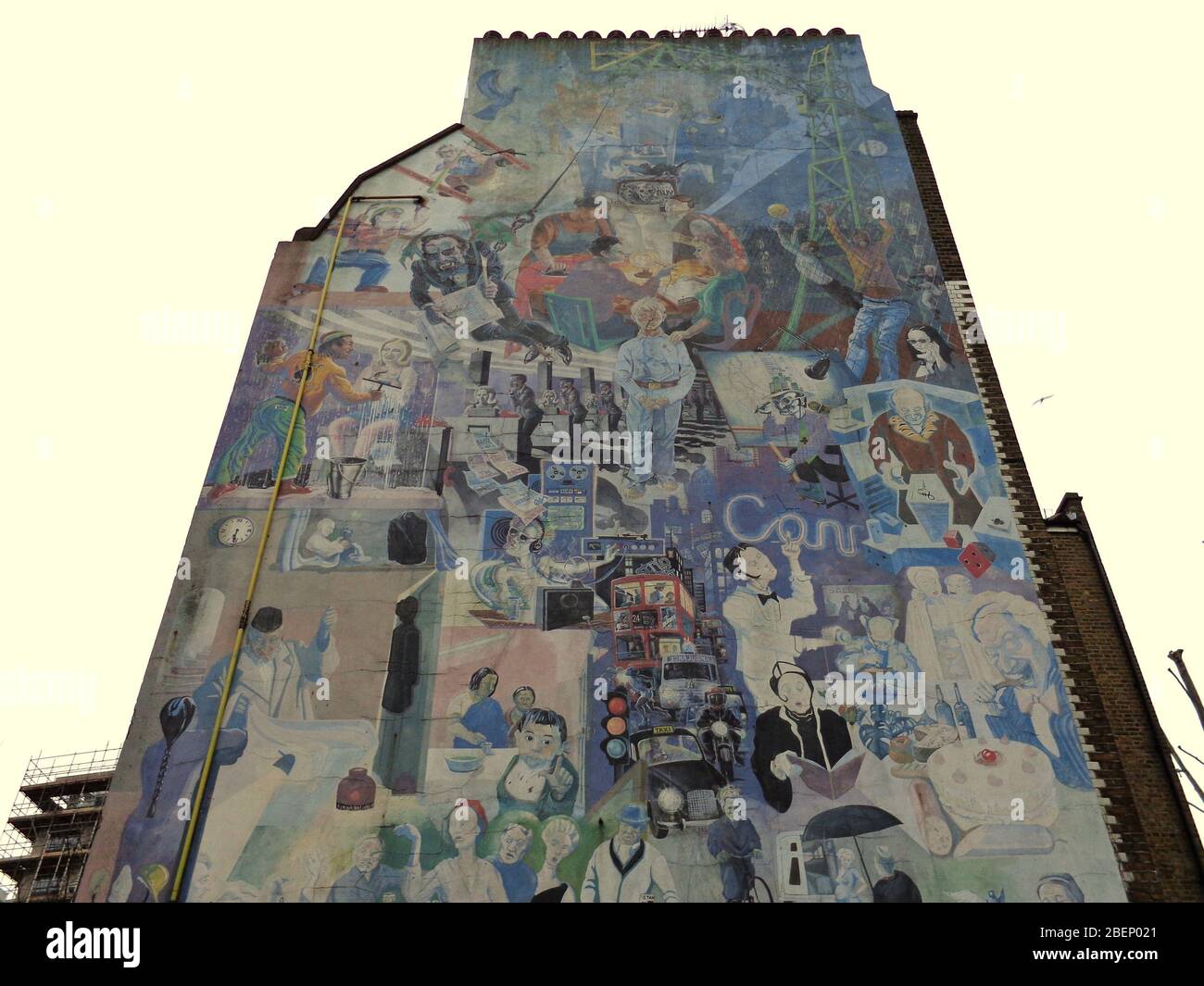 Murals of London Stock Photo - Alamy