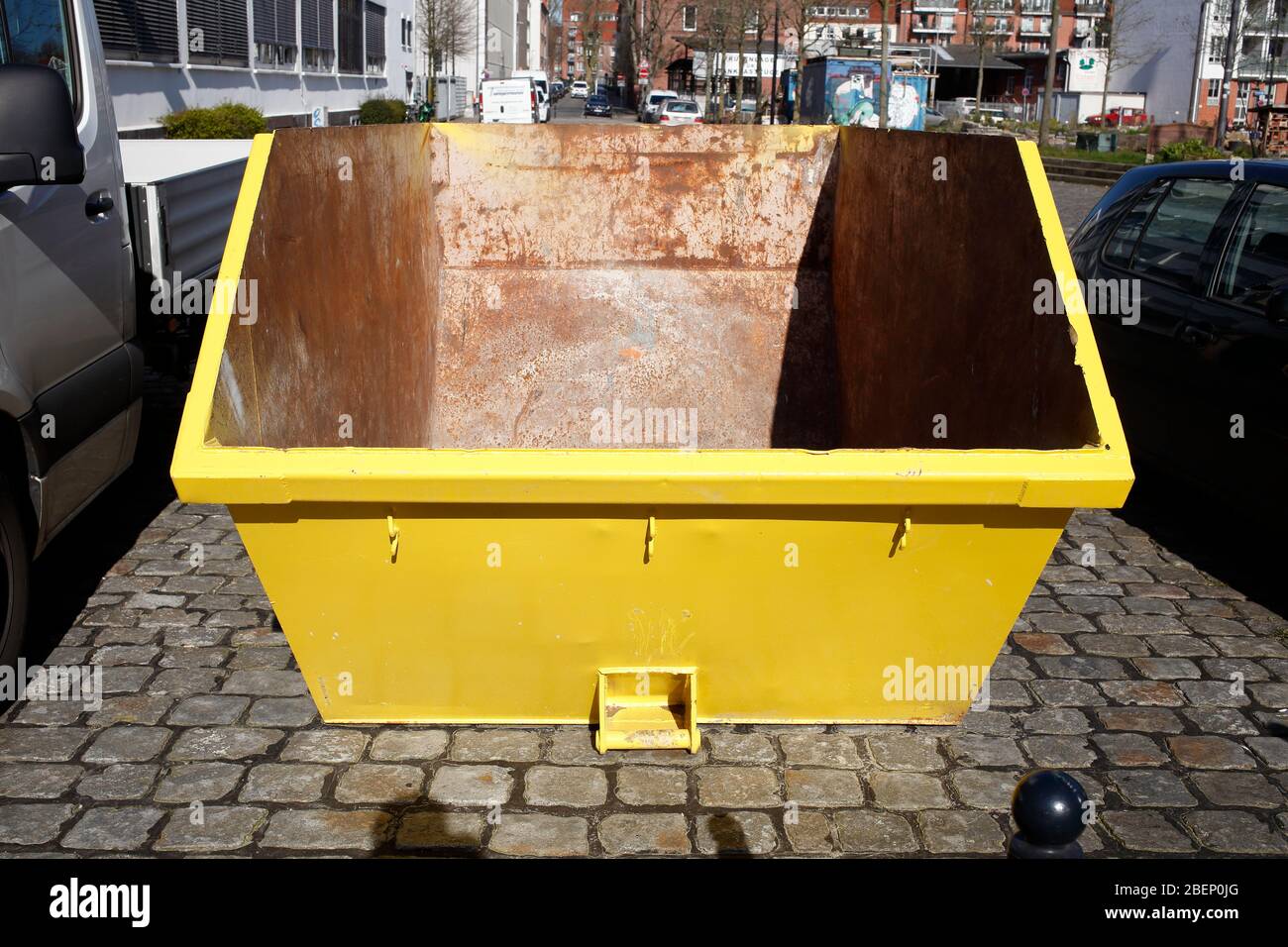 Building rubble containers hi-res stock photography and images - Alamy