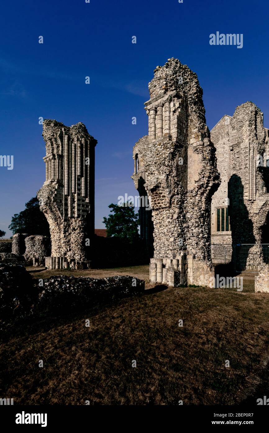 BINHAM PRIORY Benedictine Priory Stock Photo - Alamy