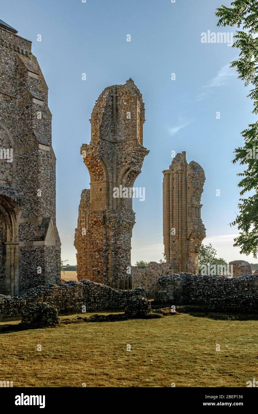 BINHAM PRIORY Benedictine Priory Stock Photo - Alamy