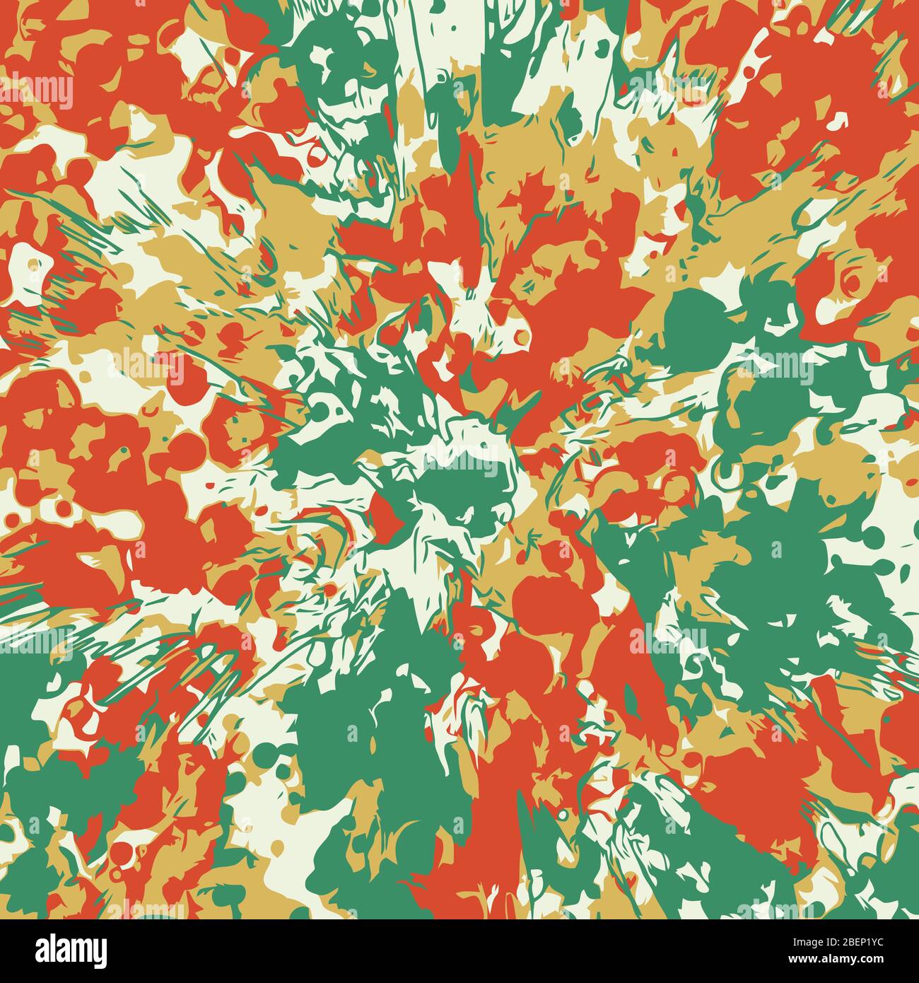 Abstract background. Psychedelic texture of brush strokes of colored ...