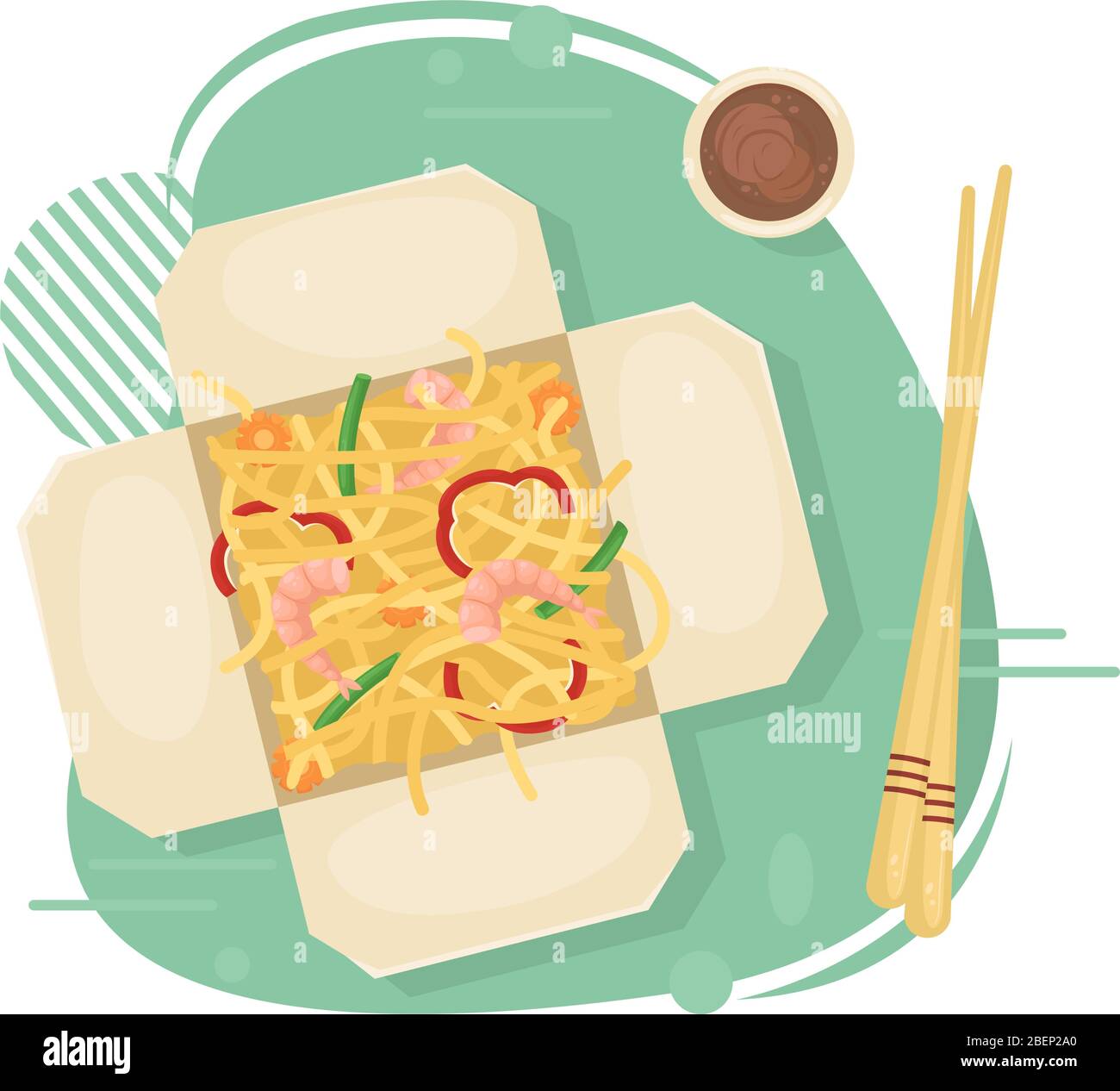 Asian home cuisine Stock Vector Images - Alamy