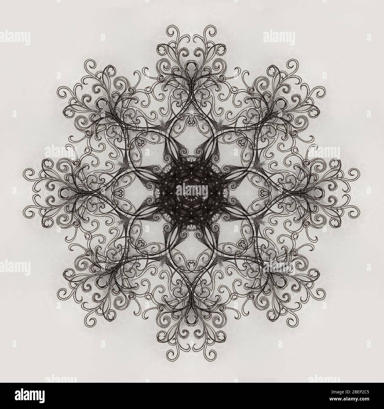 mandala made of sacred ornamental tree of life symbol Stock Photo - Alamy