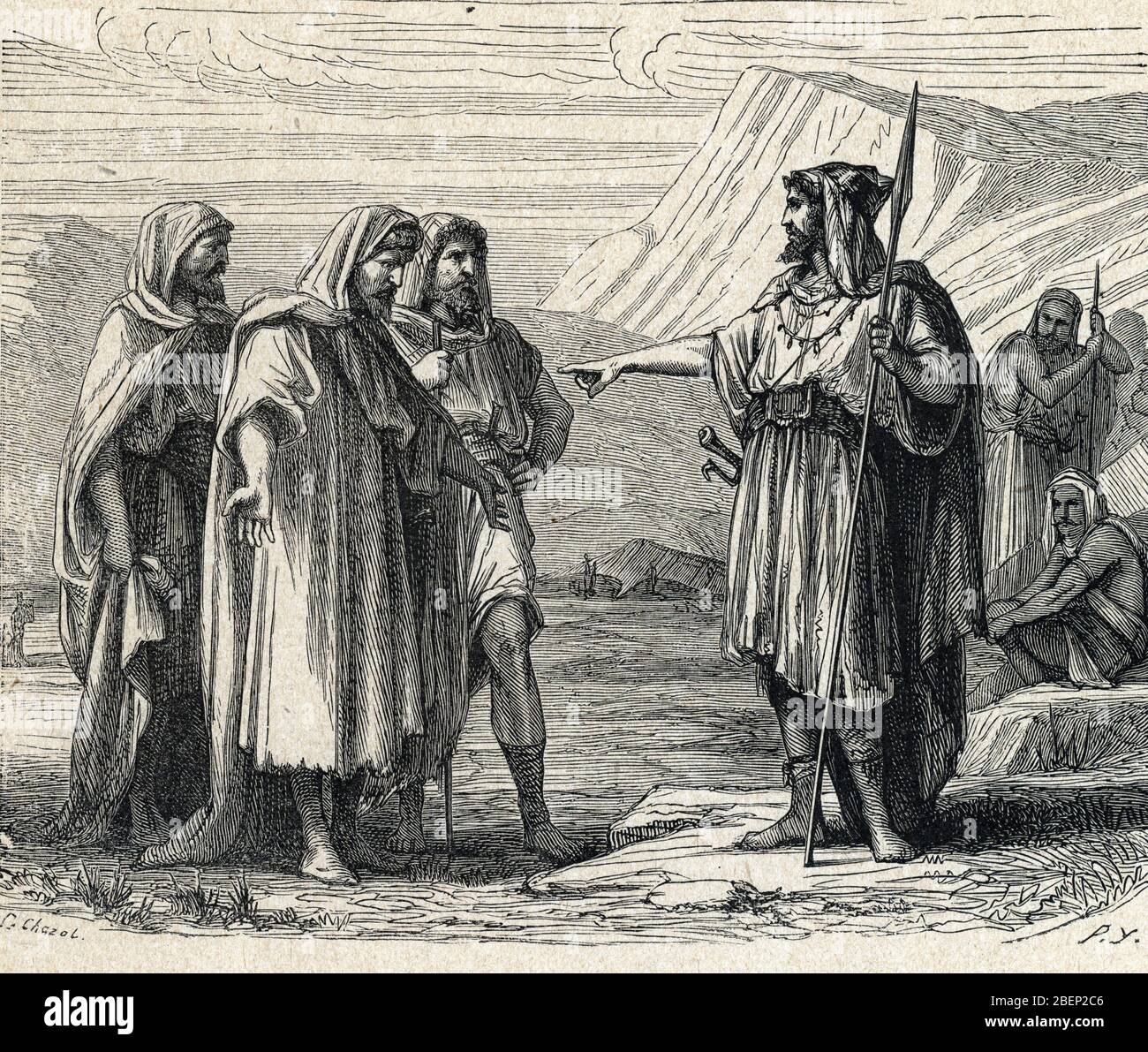 "Jephte est designe comme chef d'Israel pour combattre les ammonites ...