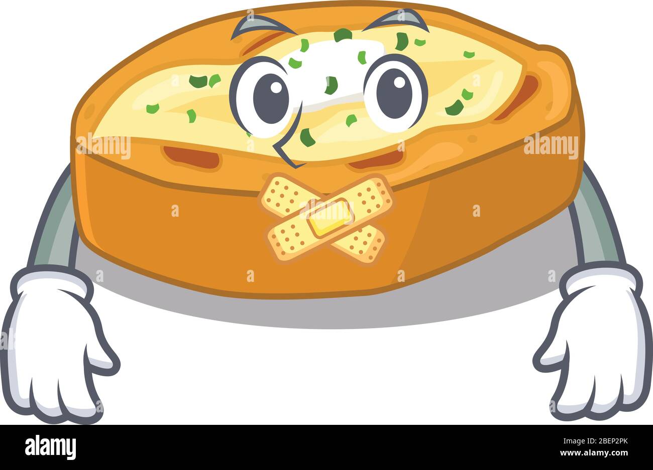 Loaded baked potatoes Stock Vector Images - Alamy