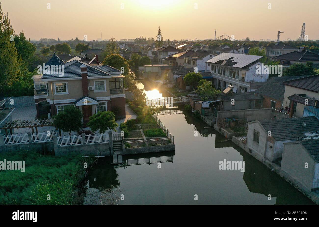 Zhenjiang. 13th Apr, 2020. Aerial photo taken on April 13, 2020 shows ...