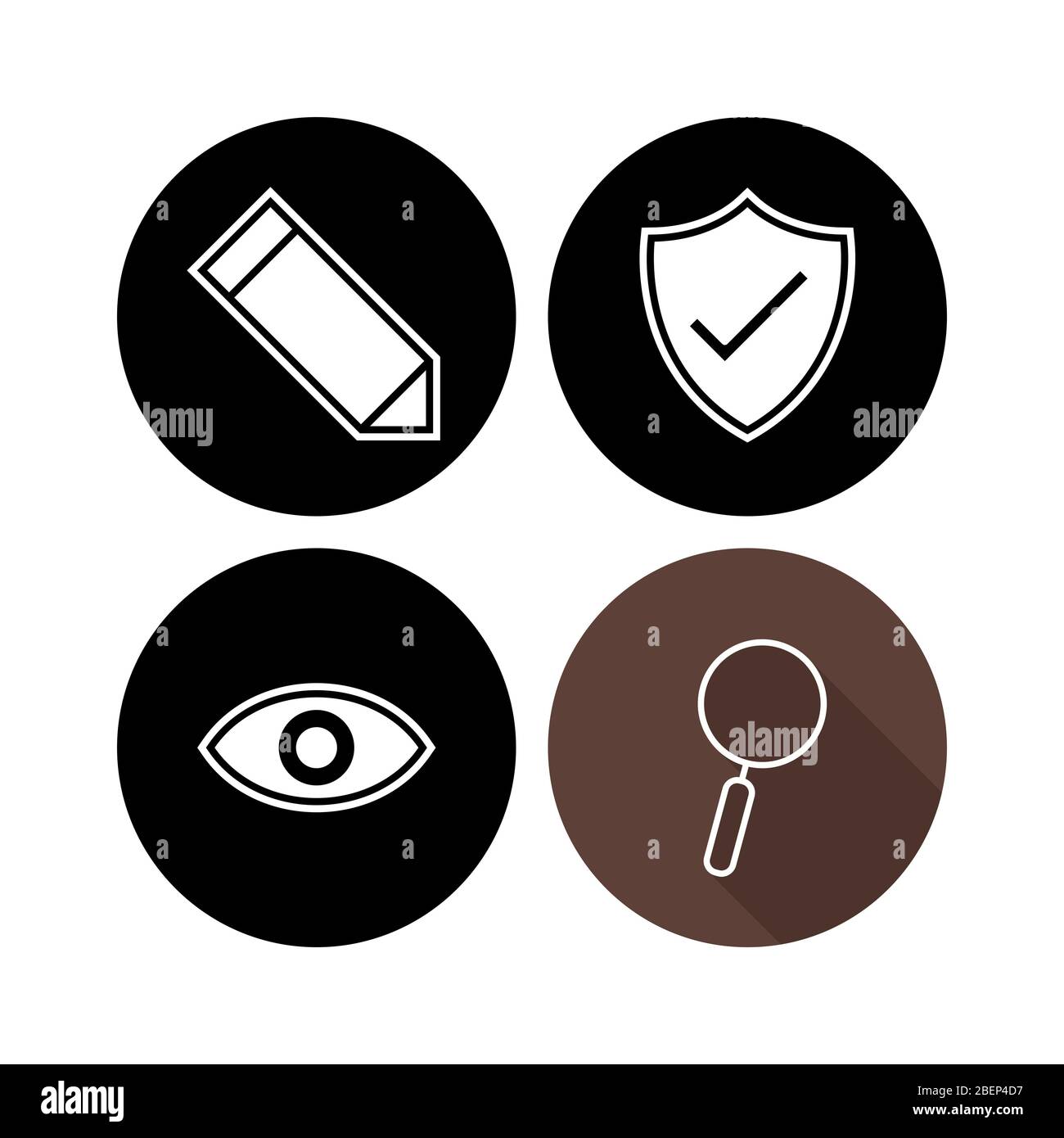 Icon Set Of Basic UI For Personal And Commercial Use Stock Photo - Alamy