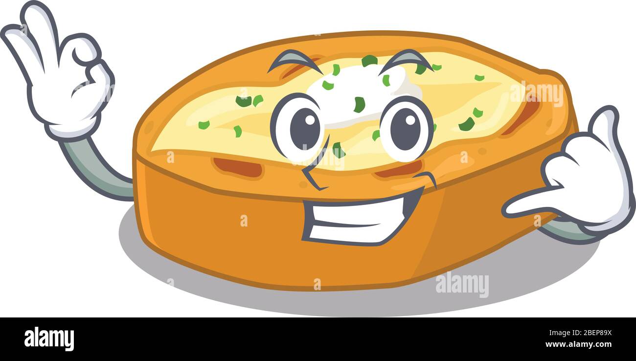 Loaded baked potatoes Stock Vector Images - Alamy