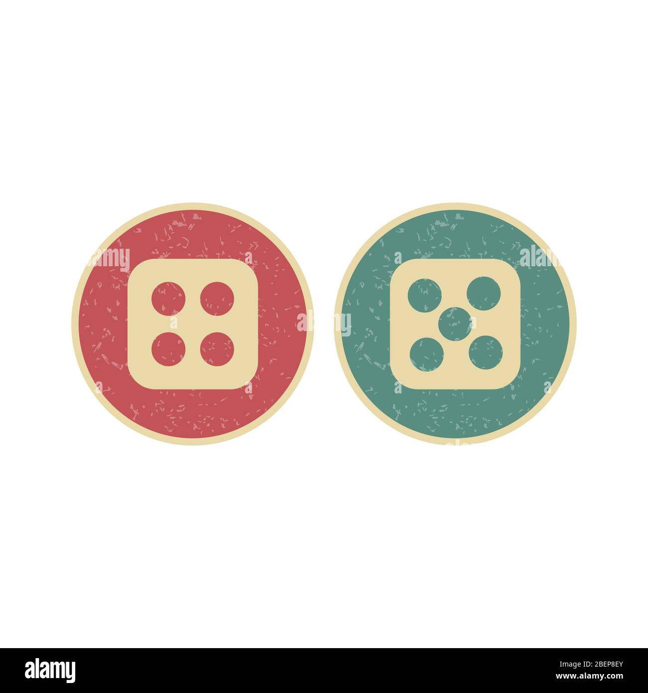2 Universal Icons For Personal And Commercial Use Stock Photo - Alamy