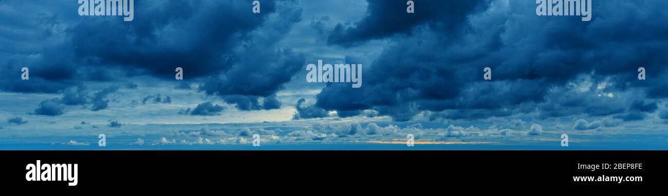 Dramatic sky with stormy clouds. Thunderstorm clouds sky background ...