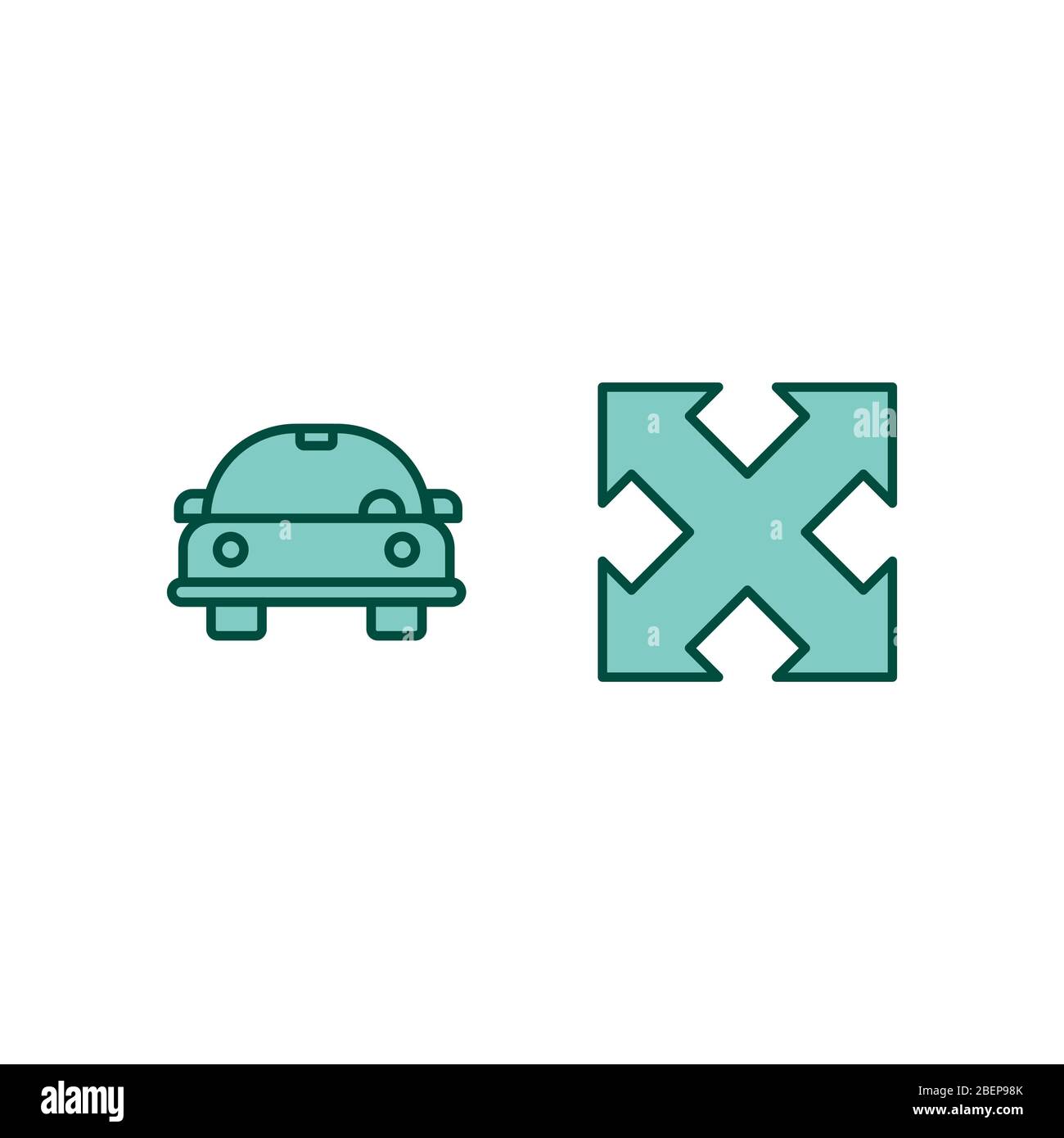 2 Universal Icons For Personal And Commercial Use Stock Photo - Alamy