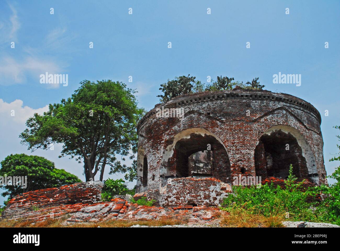Fort Martello in Seribu island, Jakarta Indonesia Stock Photo - Alamy