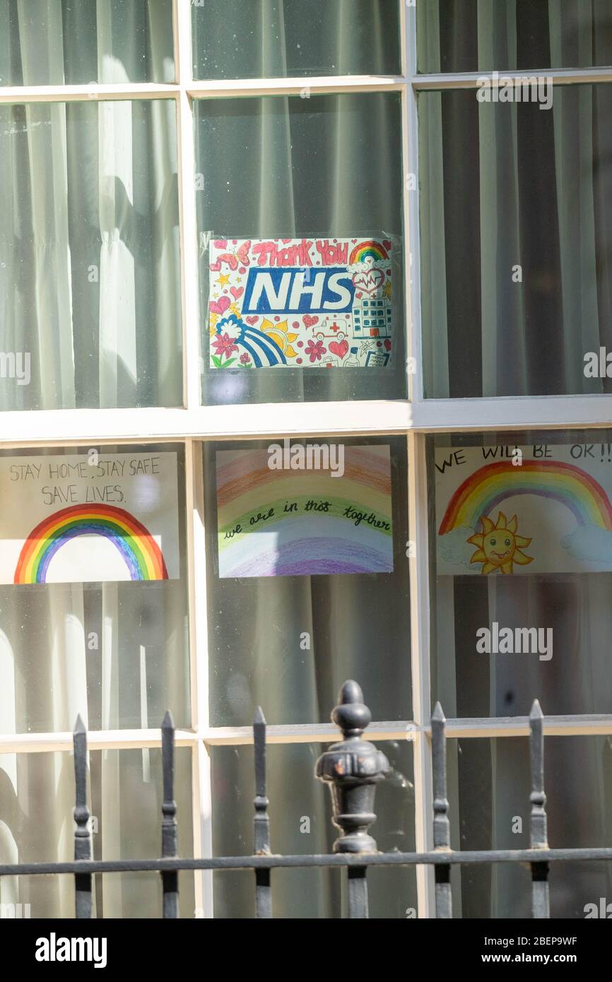 Rainbow nhs posters hi-res stock photography and images - Alamy