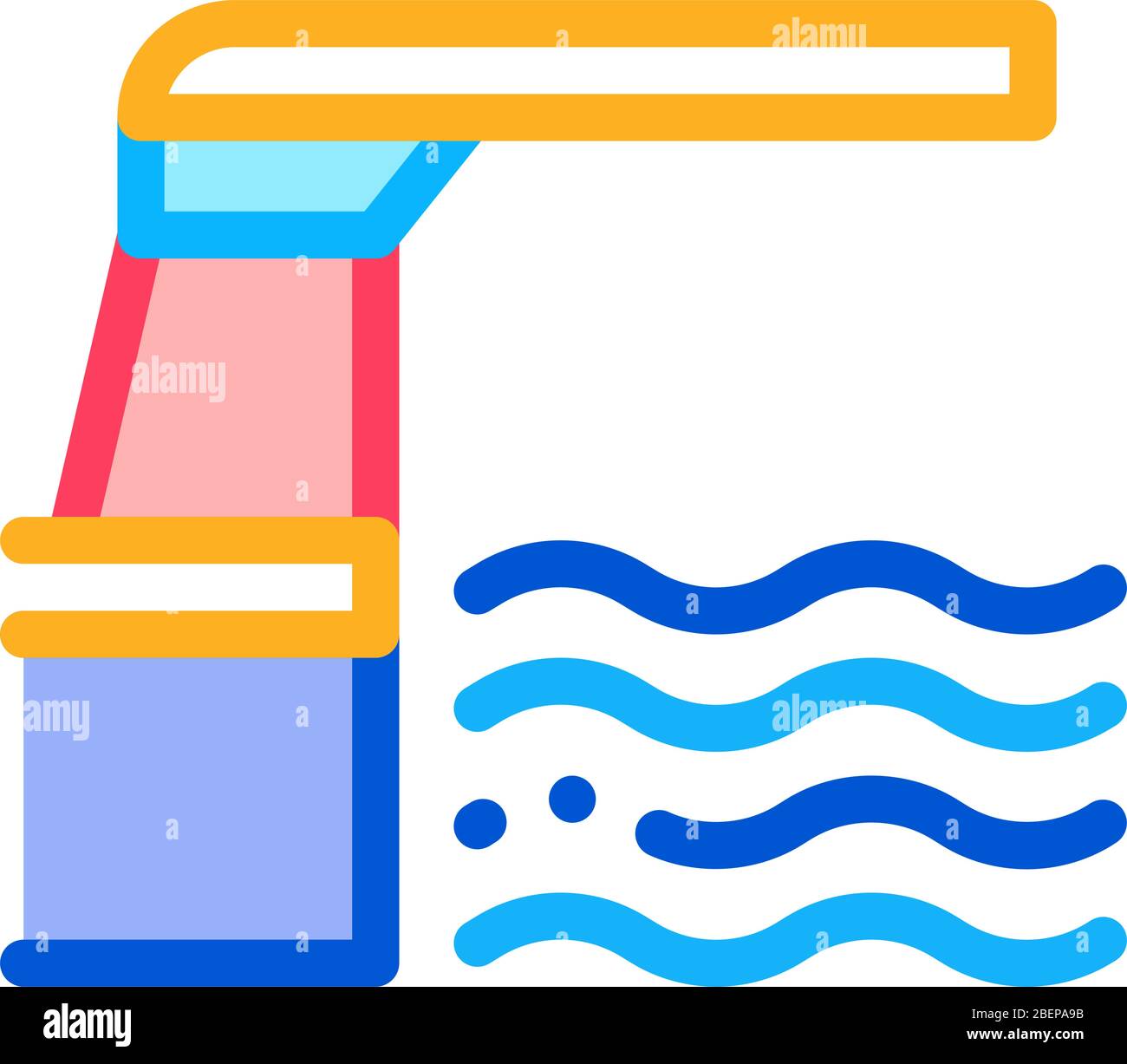 water level meter icon vector outline illustration Stock Vector Image ...