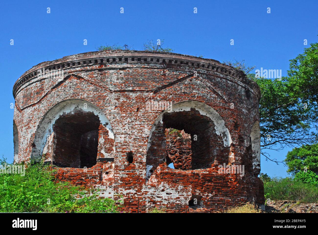 Fort Martello in Seribu island, Jakarta Indonesia Stock Photo - Alamy