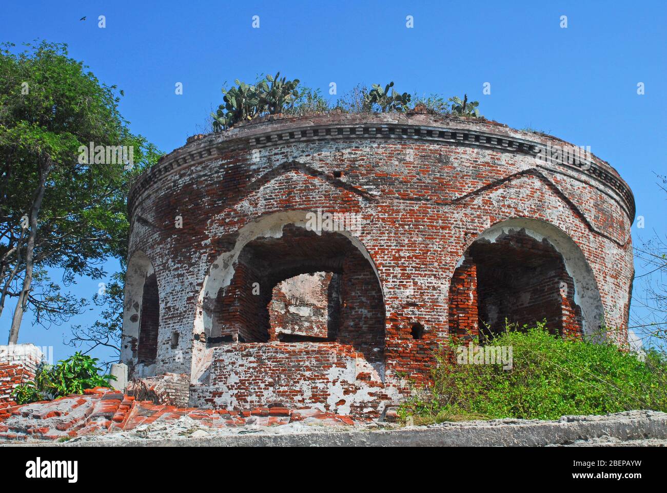 Fort Martello in Seribu island, Jakarta Indonesia Stock Photo - Alamy