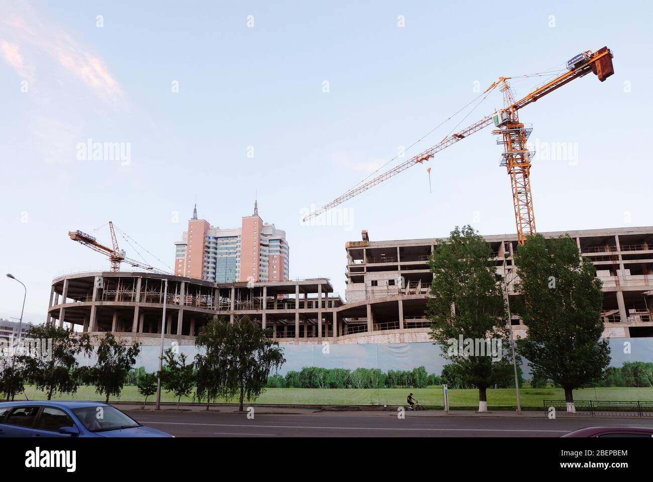 Empty construction site view hi-res stock photography and images - Alamy