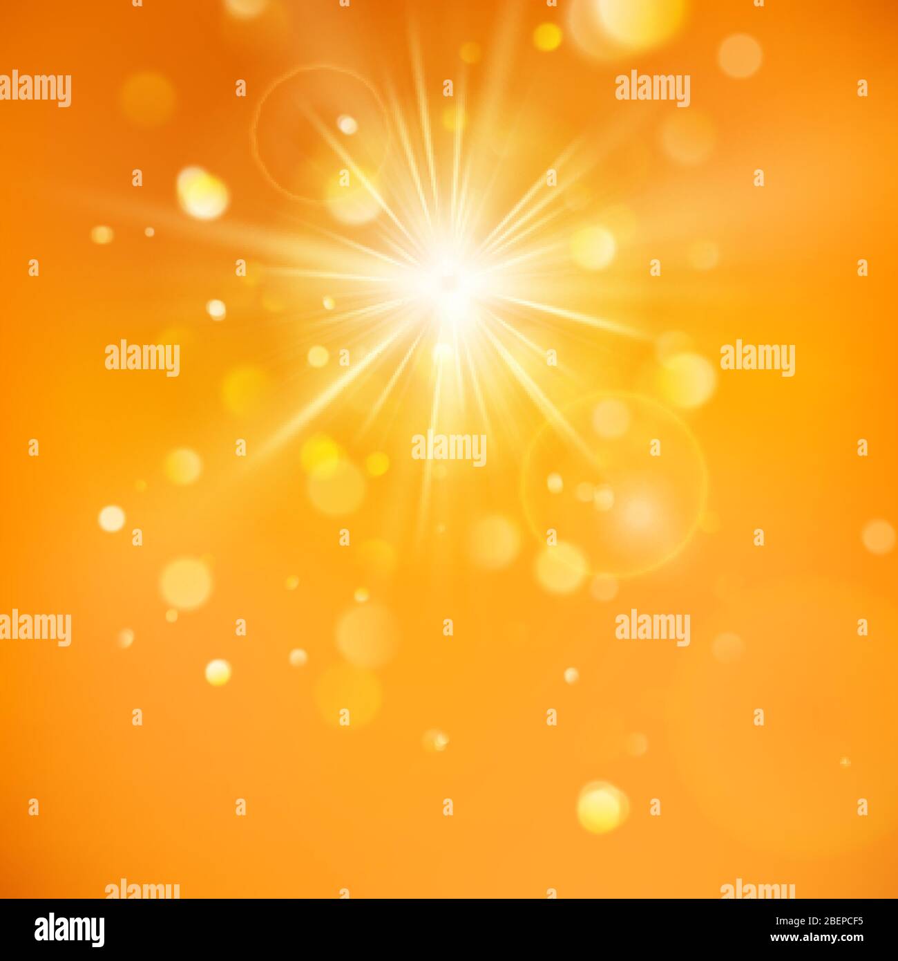 Enjoy the sunshine. Warm day light. Summer background with a hot sun ...
