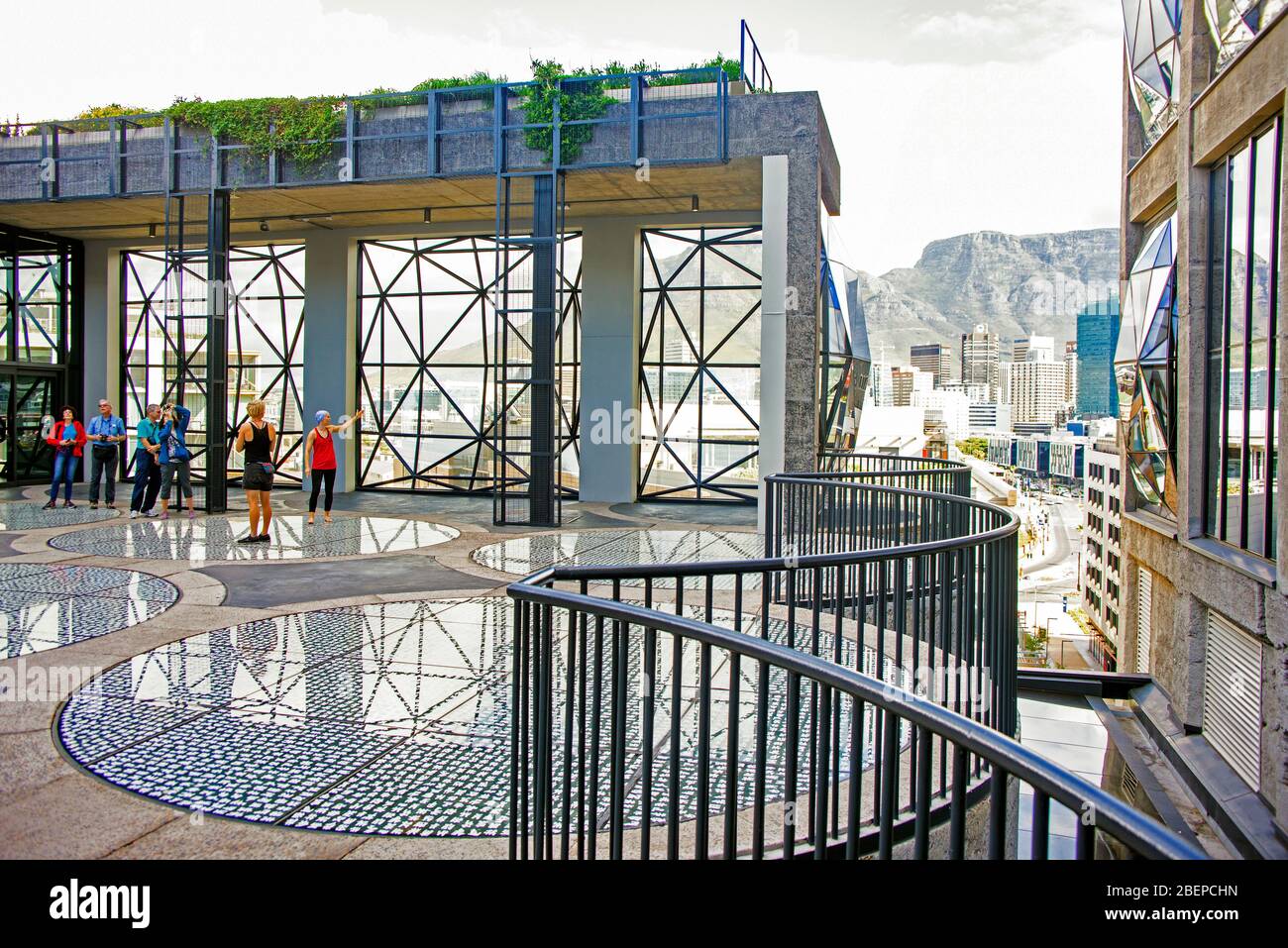 The beautiful roof top terrace at the Zeitz Museum of Contemporary Art ...