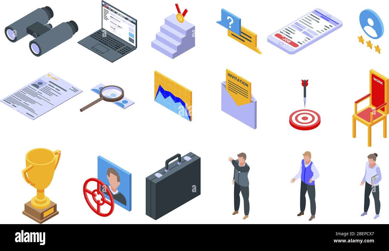 Office workforce isometric hi-res stock photography and images - Alamy