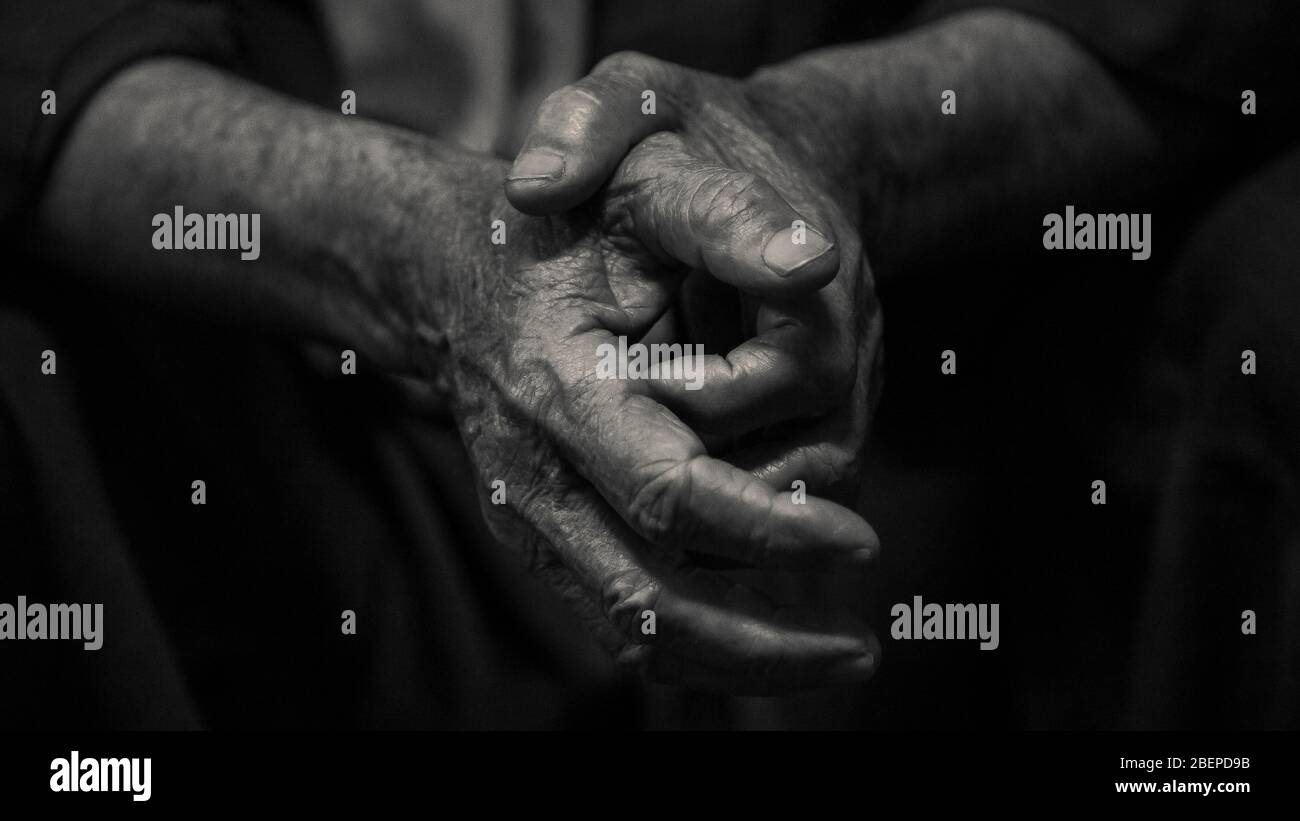 Old Mans Hands High Resolution Stock Photography and Images - Alamy