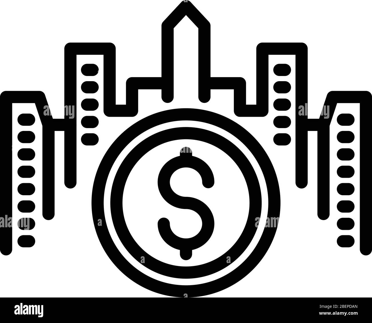 Tariffs icon import export hi-res stock photography and images - Alamy