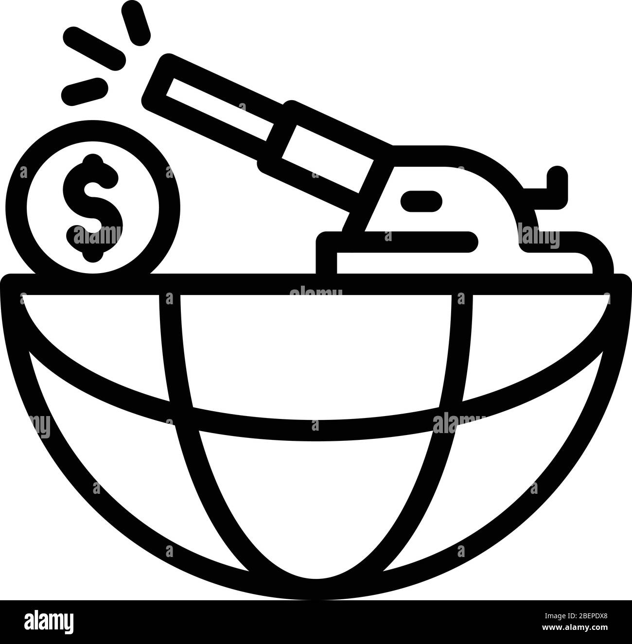 Global money crisis gun hi-res stock photography and images - Alamy