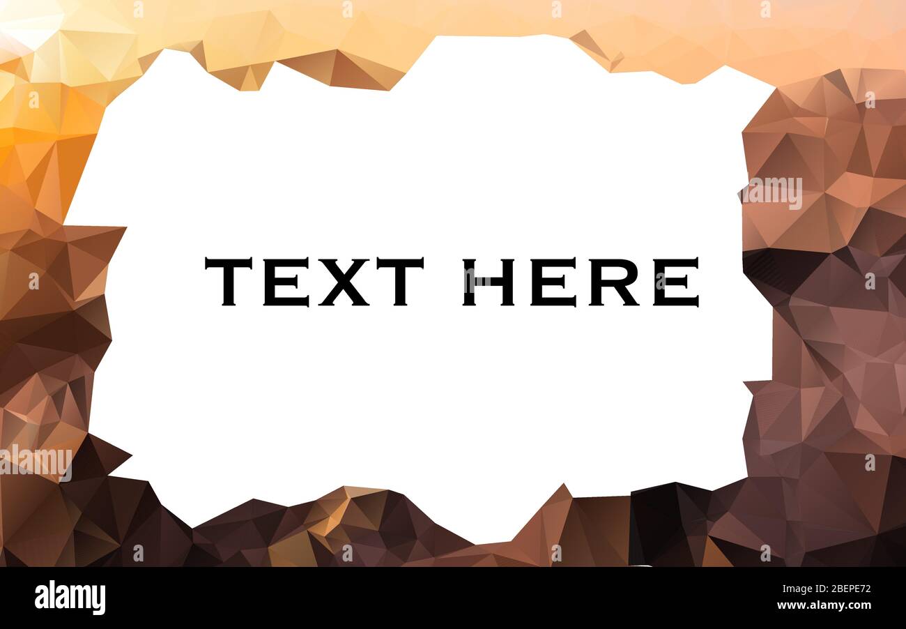 Abstract white geometric vector background with triangles. Polygon ...